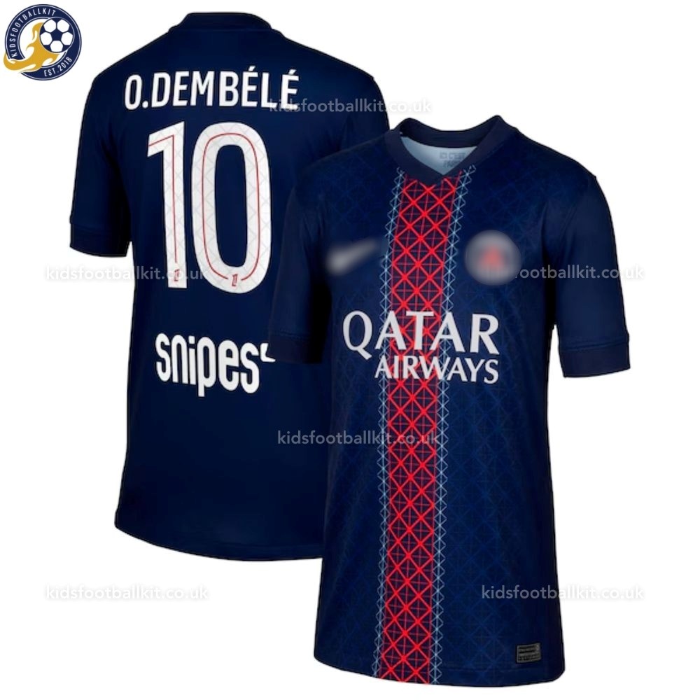 O.DEMBÉLÉ 10 Football Shirts and Kits - kidsfootballkit.co.uk