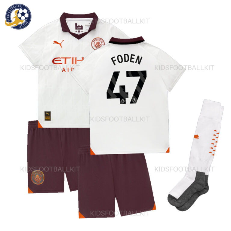 Phil Foden 47 Football Shirts & Kits - kidsfootballkit.co.uk