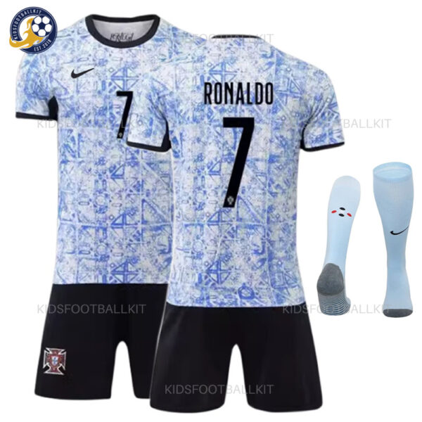 Portugal Away Kids Football Kit 2024 RONALDO 7 | Best Price 2024