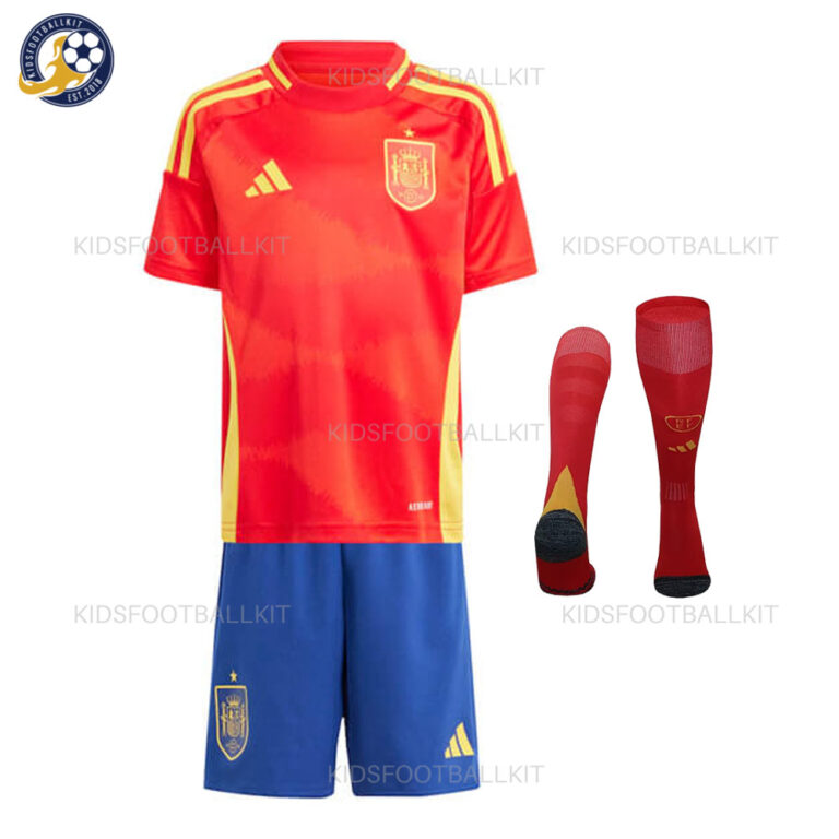 Spain Home Kids Football Kit 2024 | Unbeatable Price 2025