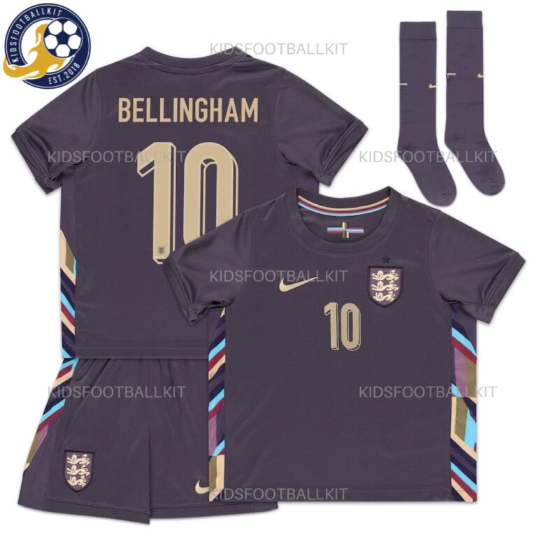 England Away Junior Kit 2024 BELLINGHAM 10 | Best Price 2025