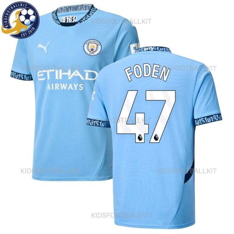 Phil Foden 47 Football Shirts & Kits - kidsfootballkit.co.uk