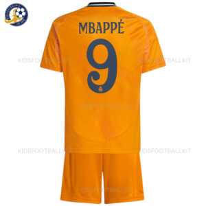 Real Madrid Mbappé 9 Away Men And Kids Kit 24/25 | Full Gift Set