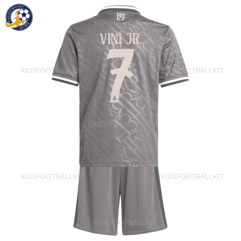 Real Madrid Vini Jr. 7 Third Men And Kids Kit 24/25 | Full Gift Set