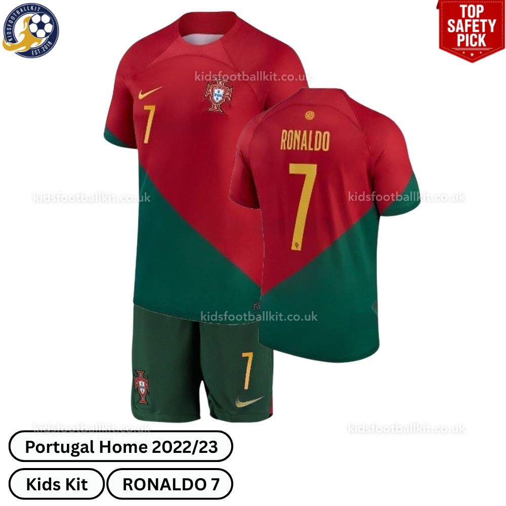 Portugal World Cup Kids Kit Ronaldo 7 2022 | Best Price 2025