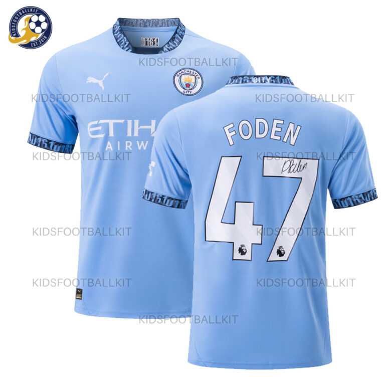 Phil Foden 47 Football Shirts & Kits - kidsfootballkit.co.uk