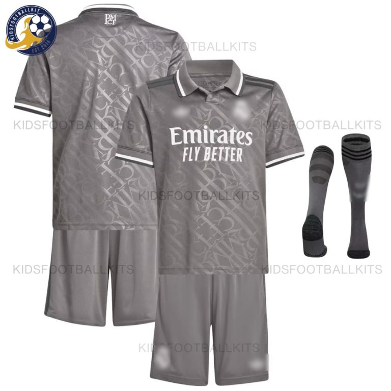 Real Madrid Vini Jr. 7 Third Men And Kids Kit 24/25 | Full Gift Set