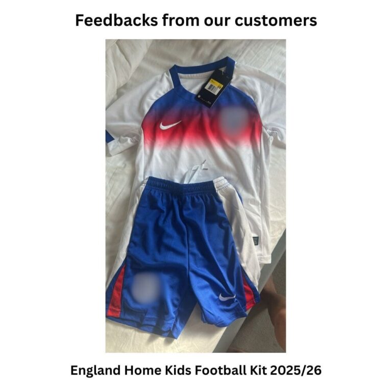 England 25/26 Home Kids Football Kit - kidsfootballkit.co.uk