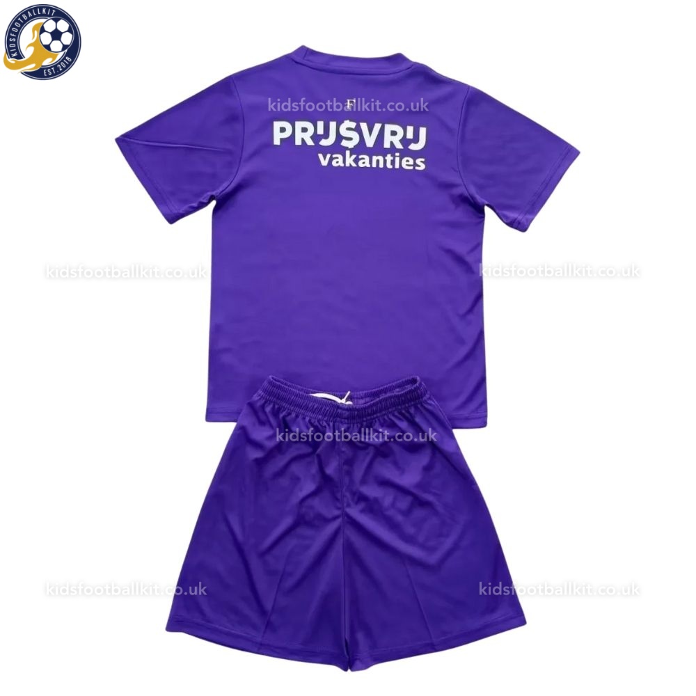 Feyenoord Goalkeeper Kids Football Kit 2025/26 (With Socks) - Purple ...
