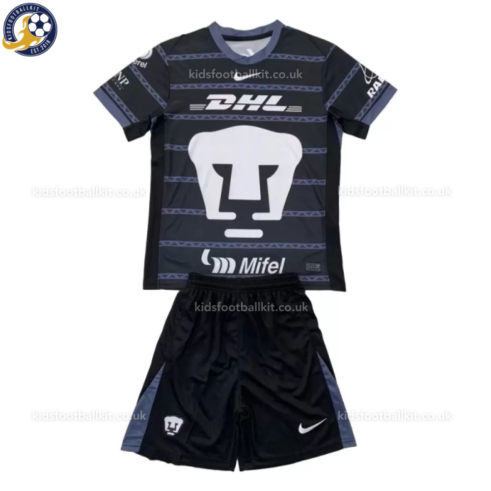 Pumas UNAM Goalkeeper Kids Football Kit 2025/26 (No Socks) - Fan ...