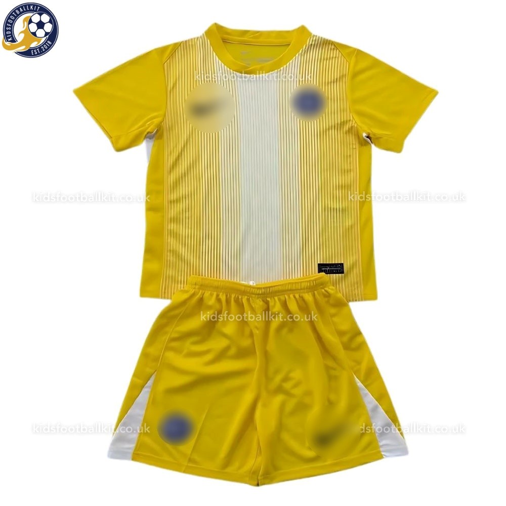 Chelsea 25/26 Yellow Goalkeeper Kids Football Kit - kidsfootballkit.co.uk