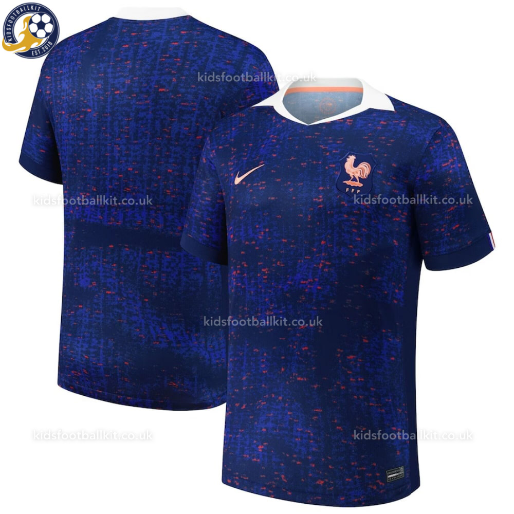 France Home Men Football Shirt 2025 - kidsfootballkit.co.uk