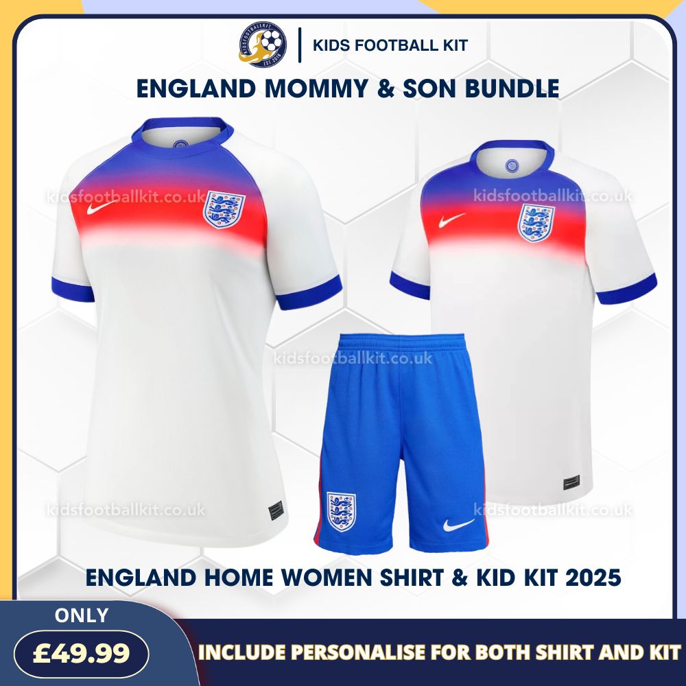 England FC Home Mom & Son Kit Gift Bundle 🎁 | Only £49.99