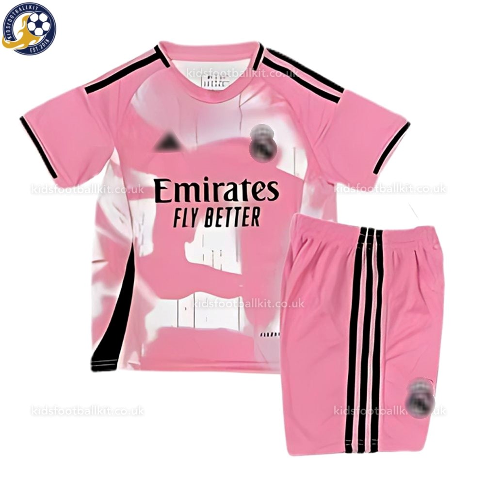 Real Madrid Pink Special Edition Kids Football Kit 2025/26 ...