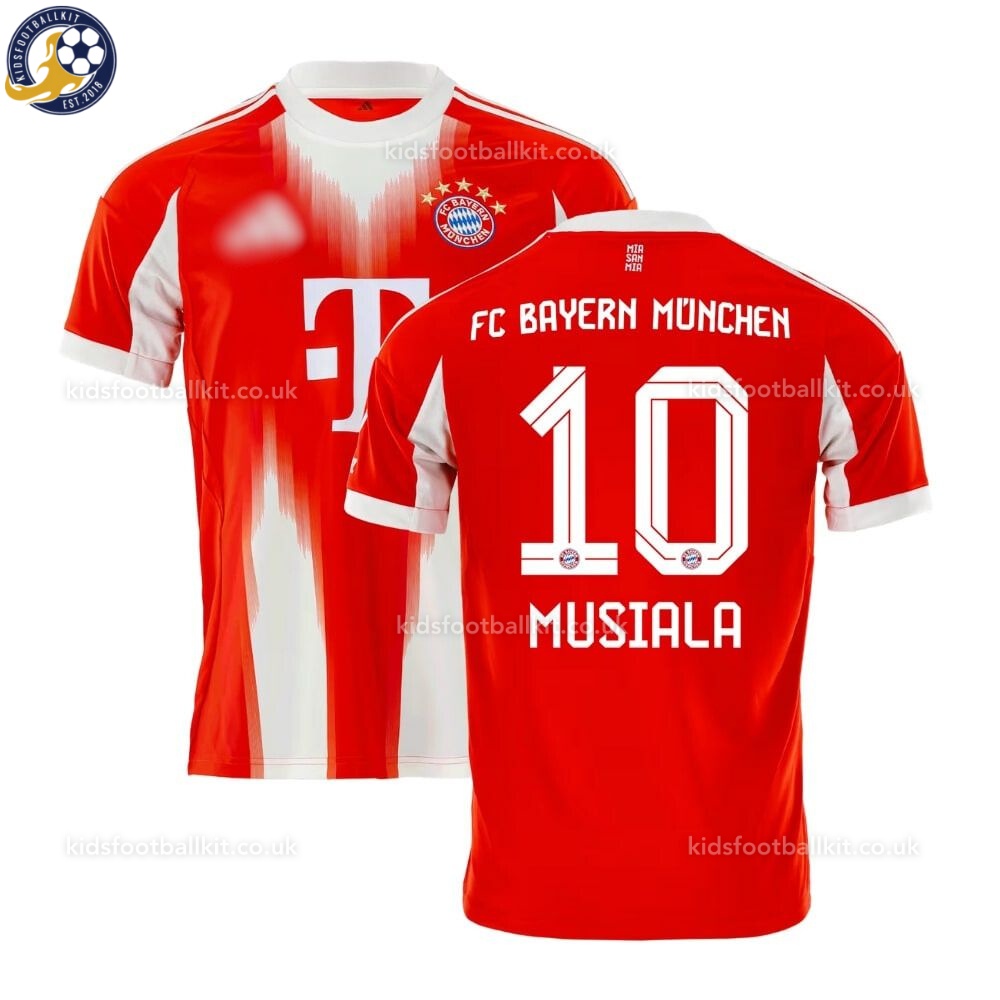 Bayern Munich MUSIALA 10 Home Men Football Shirt 25/26 ...