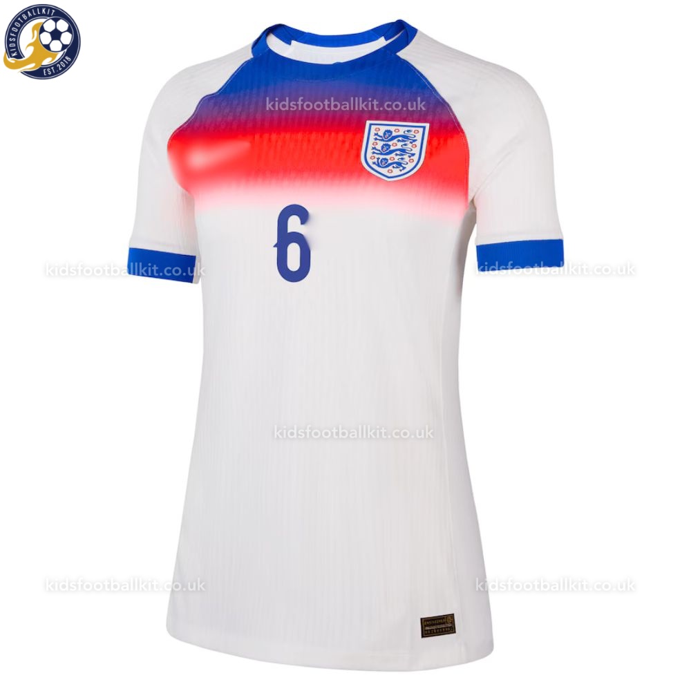 England 25/26 WILLIAMSON 6 Home Women Football Shirt - kidsfootballkit ...