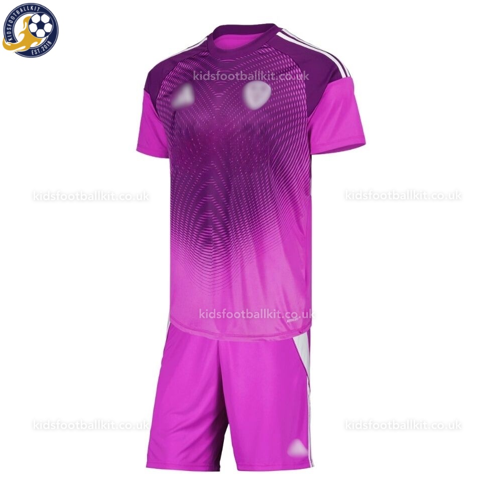 Leeds Utd Pink Goalkeeper Kids Football Kit 2025/26 - kidsfootballkit.co.uk