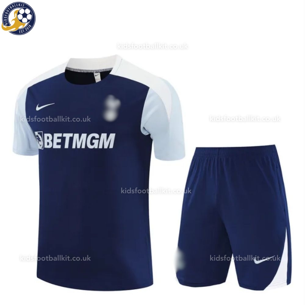 Tottenham 25/26 Blue Training Kids Football Kit - kidsfootballkit.co.uk
