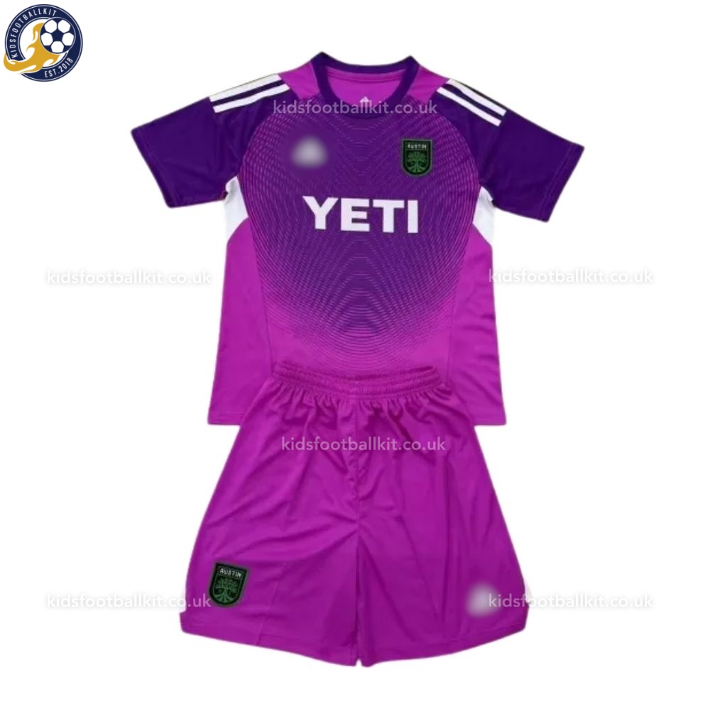 Austin Goalkeeper Kids Football Kit 2025/26 (No Socks) - Purple Fan ...