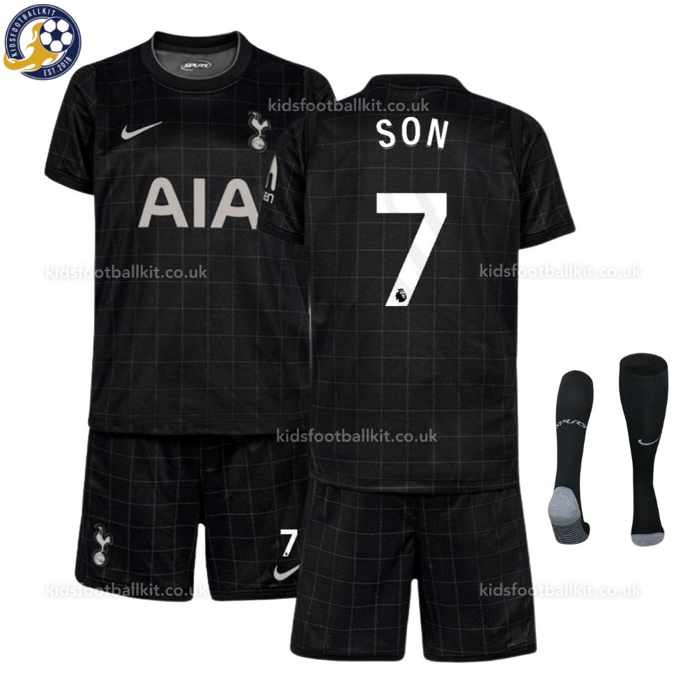 Tottenham Hotspur SON 7 Away Kids Football Kit 2025/26 ...