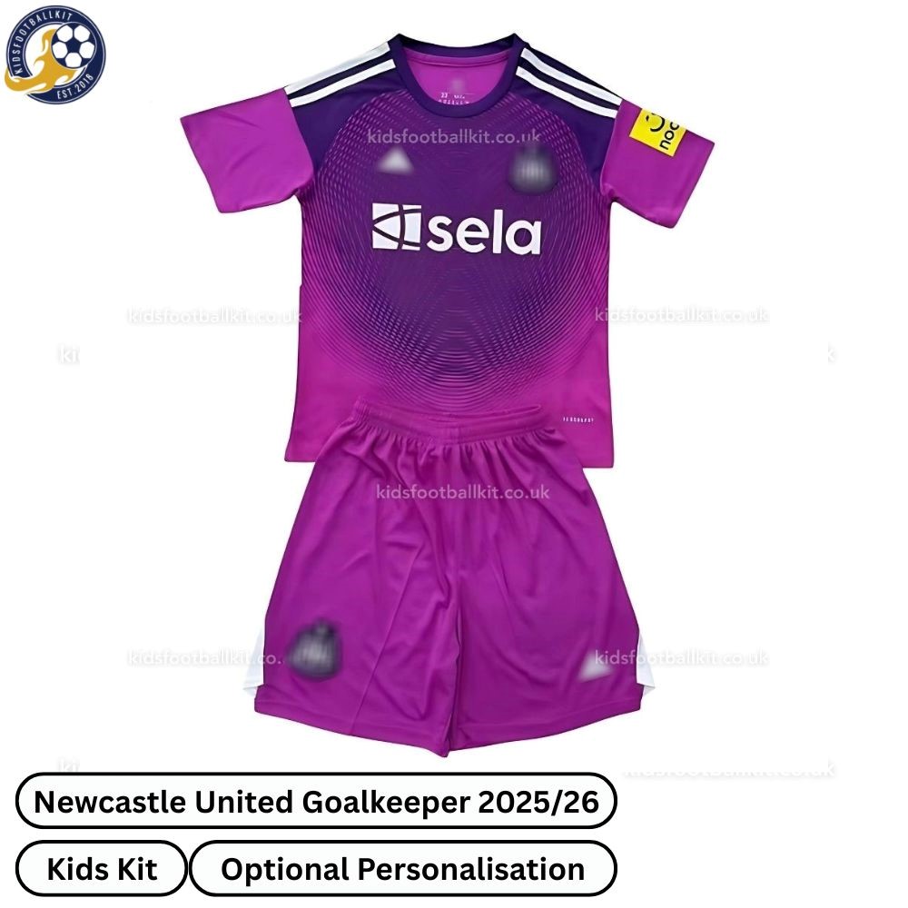 Newcastle Birthday Gift Pack – Goalkeeper Kids Football Kit 2025/26 (No ...
