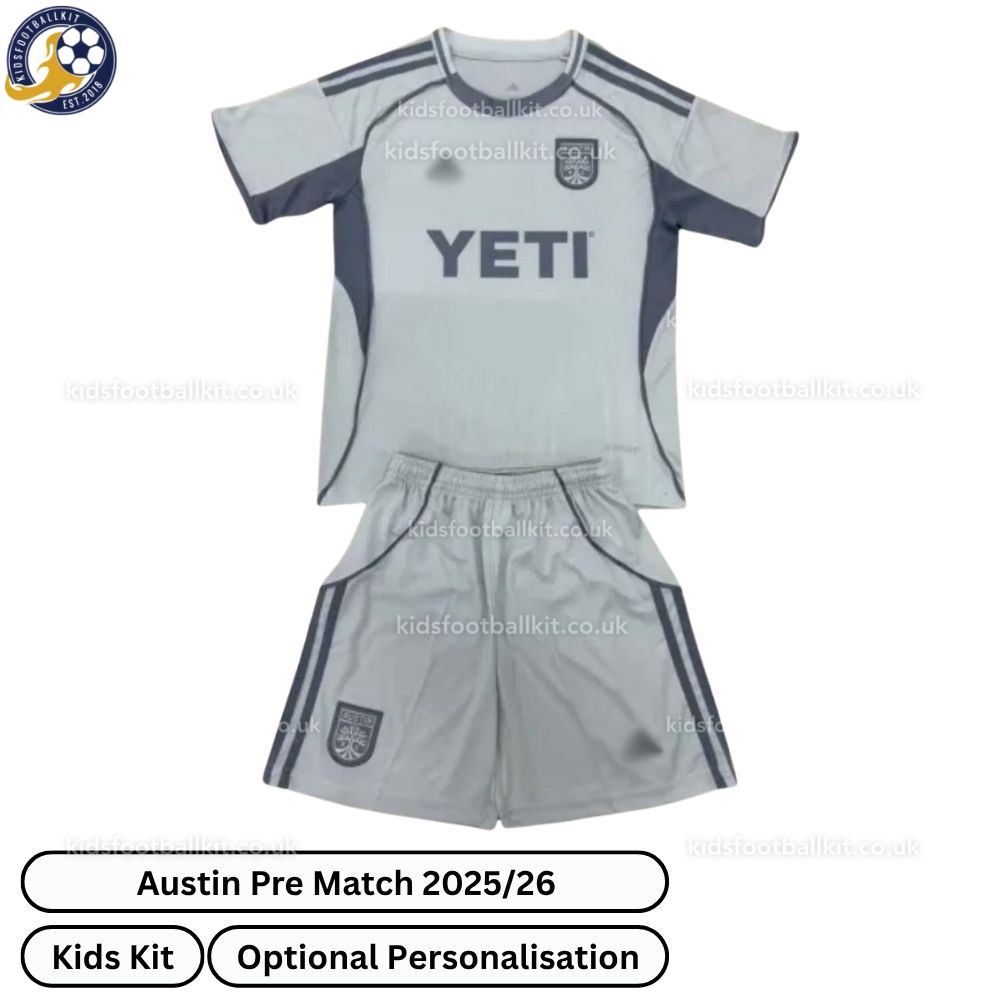 Austin Pre Match Kids Kit 25/26 🎁| Perfect Football Gift for Kids