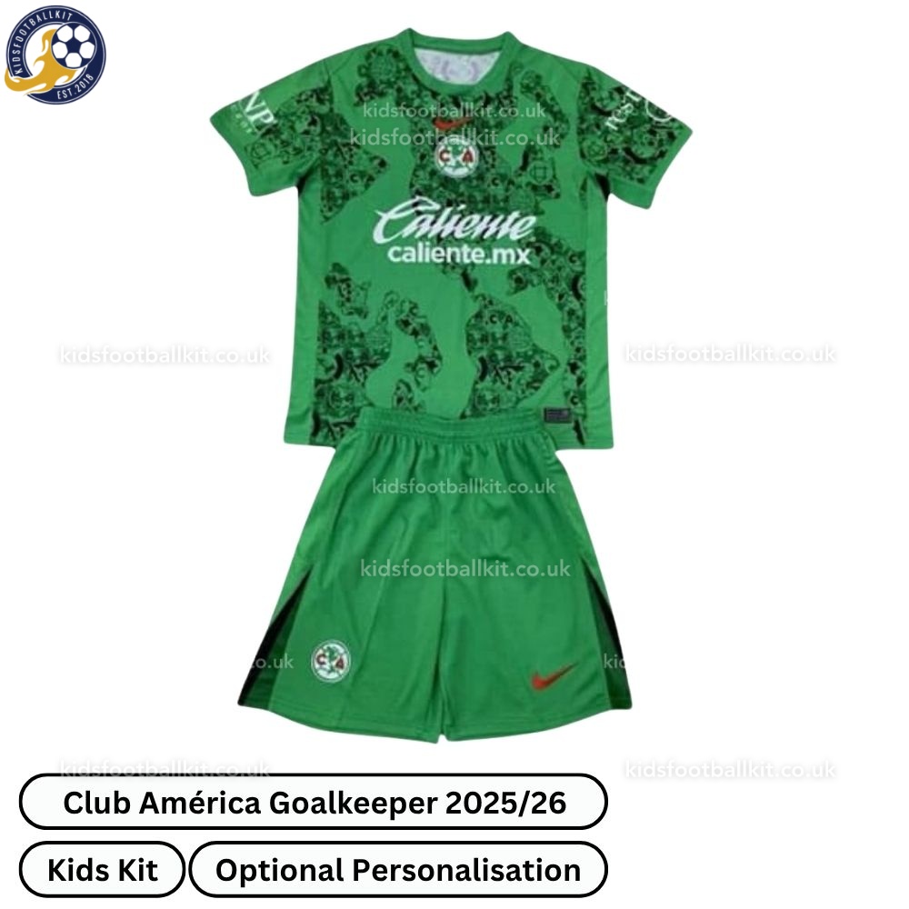 Club AméRica Goalkeeper Kids Kit 25/26 | Premium Gift