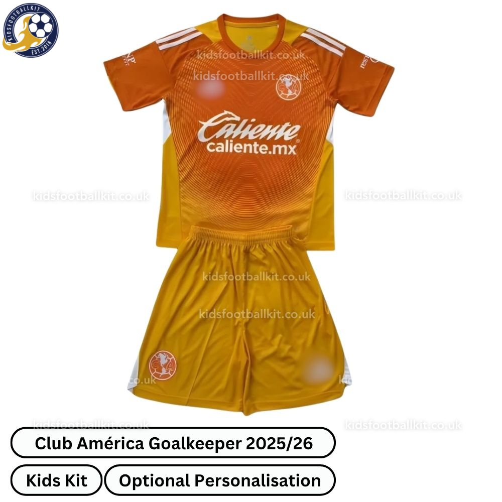 Club AméRica Goalkeeper Kids Kit 25/26 🎁| Perfect Gift