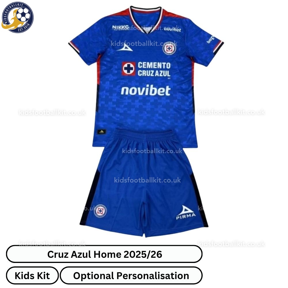 Cruz Azul Home Kids Kit 25/26 🎁| Best Gift Idea for Boys