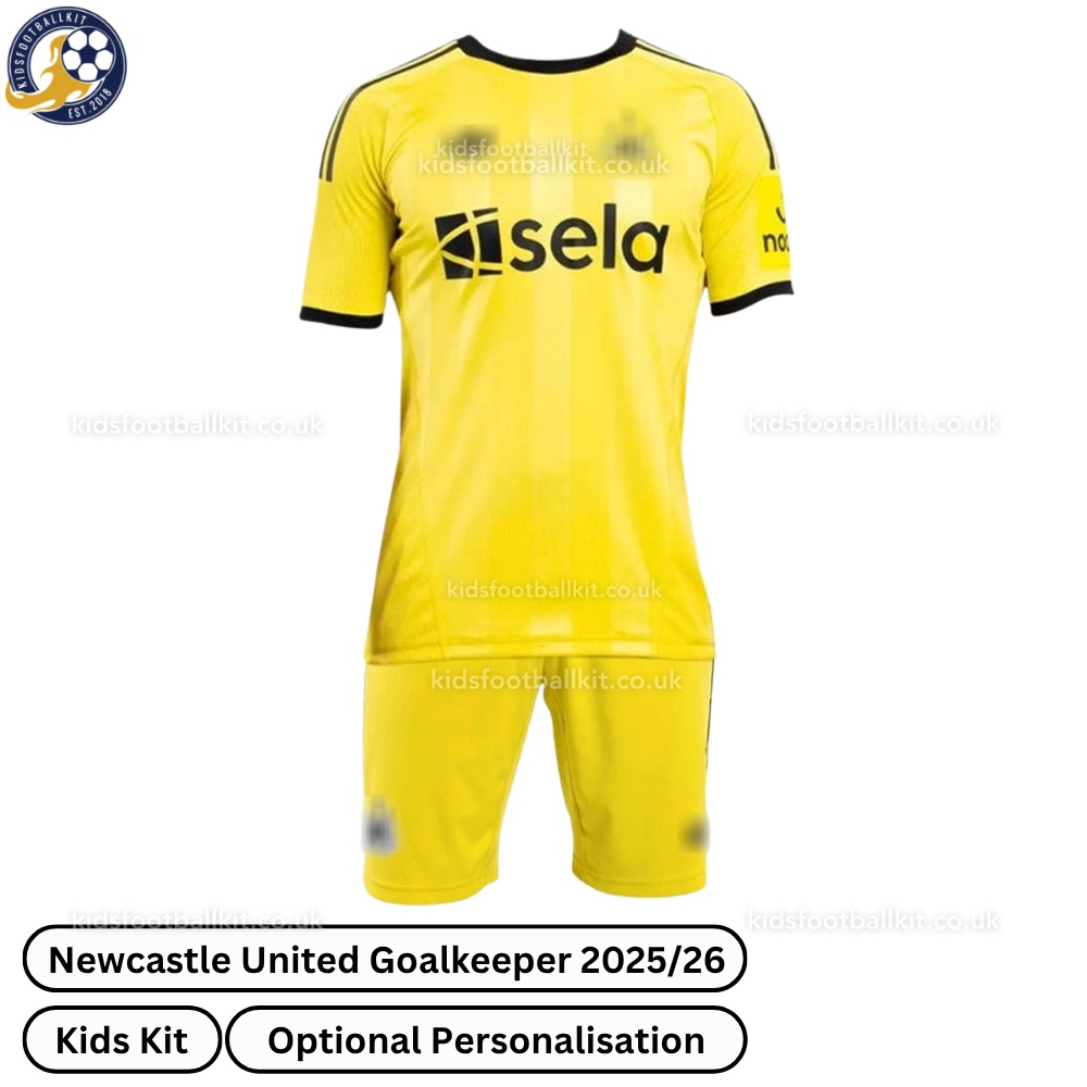 Newcastle United Goalkeeper Kids Kit 25/26 | Premium Gift