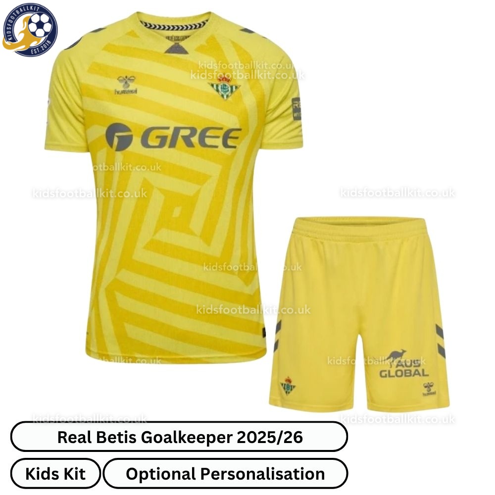Real Betis Goalkeeper Kids Kit 25/26 | Football Gift