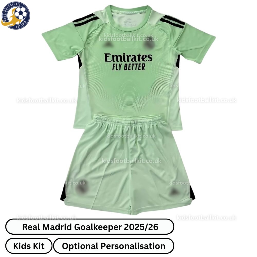 Real Madrid Goalkeeper Kids Kit 25/26 🎁| Best Gift Idea for Boys