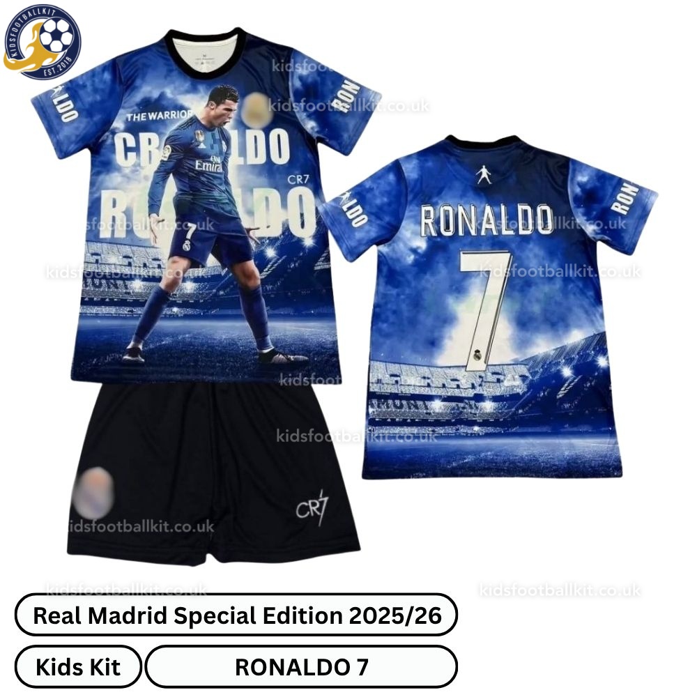 Real Madrid Special Edition Ronaldo 7 Kids Kit 25/26 | Full Gift Set