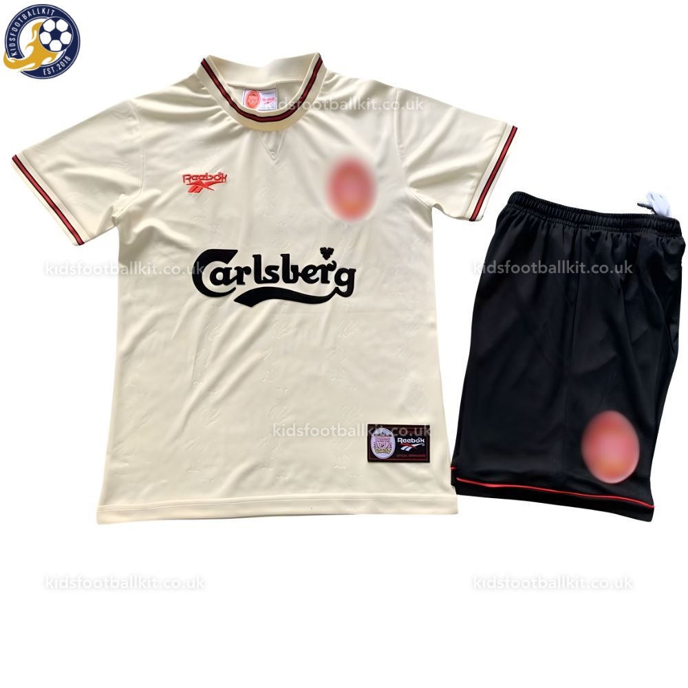 Retro Lvr^_^pooI Away Kids Football Kit 1996/97 (No Socks ...
