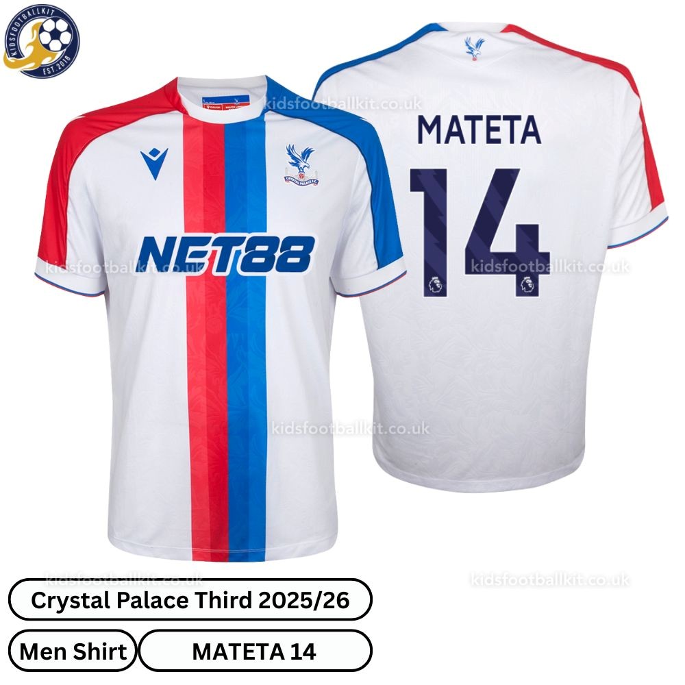 Crystal Palace Mateta 14 Third Men Shirt 25/26 | Football Gift